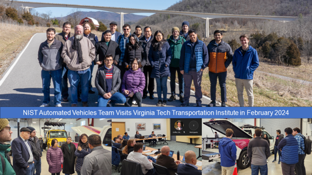 Nist Automated Vehicles Team Visits Virginia Tech Transportation Institute To Discuss